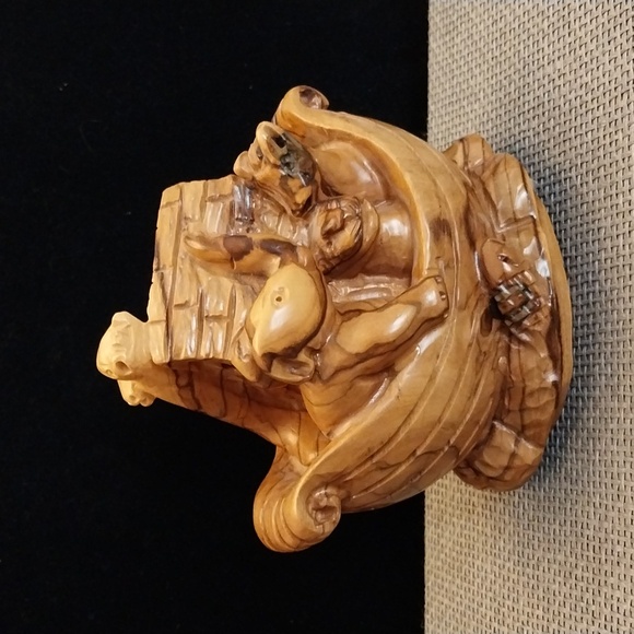 Art | Adorable Noahs Ark Hand Carved Olive Wood Sculpture | Poshmark